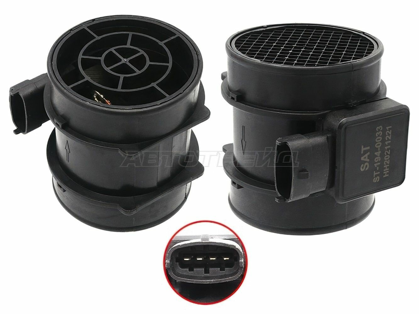 Датчик массового расхода воздуха для Опель Астра G, H, Корса C, Вектра B, C арт ST1940033 SAT