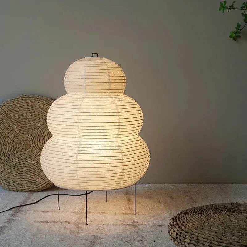 Японский дизайн Akari Noguchi Yong белый рис