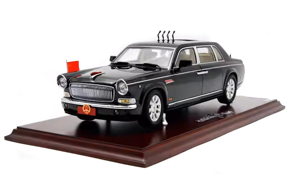 Модель коллекционная CENTURY DRAGON Hongqi 70TH anniversary 2019 black / хончи председателя кнр си цзиньпина