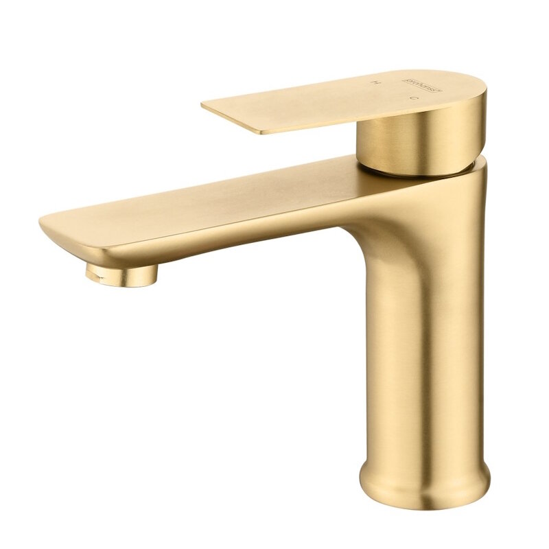 Смеситель для раковины Prohanss P35.10.03, золотой сатин