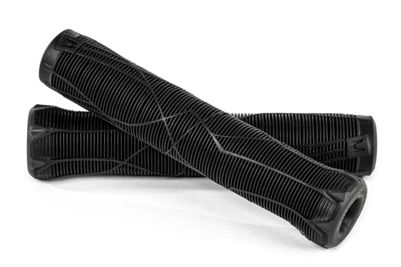 Грипсы для трюкового самоката Ethic "Slim Grips", с барендами - Black — фото 1