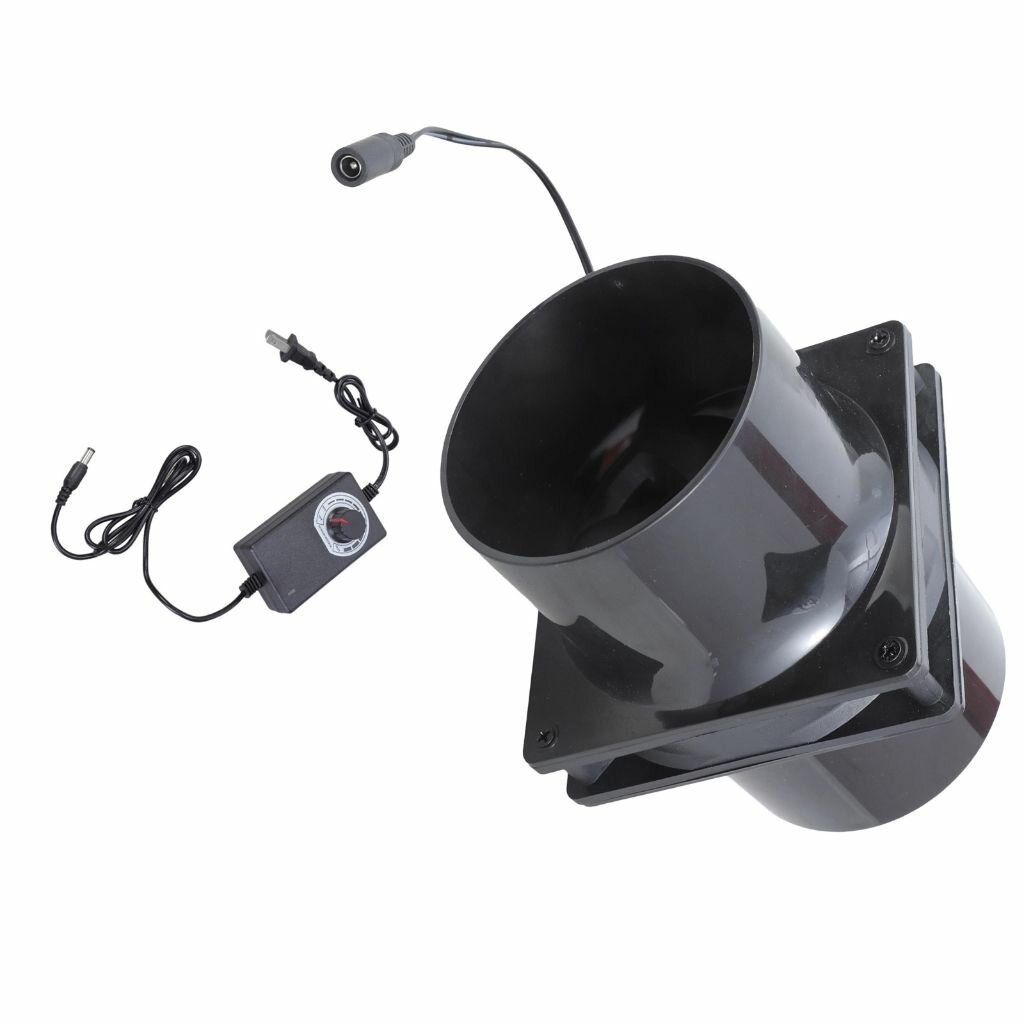 Канальный вентилятор 12 см, стандарт США, с 2 воздуховодами, обычный В