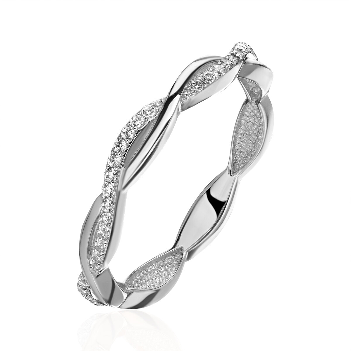 Кольцо, белое золото, 585 проба, бриллиант