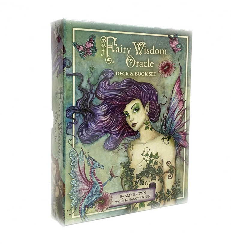 Карты Таро: "Fairy Wisdom Oracle Deck and Book Set" Us Games / Оракул Мудрость Феи и Набор Книг