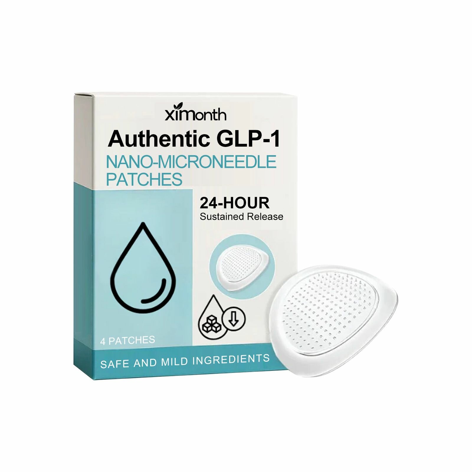 XIMONTH Патч для ухода за телом, укрепляющий кожу, нежный увлажняющий, легкий, для ленивого массажа