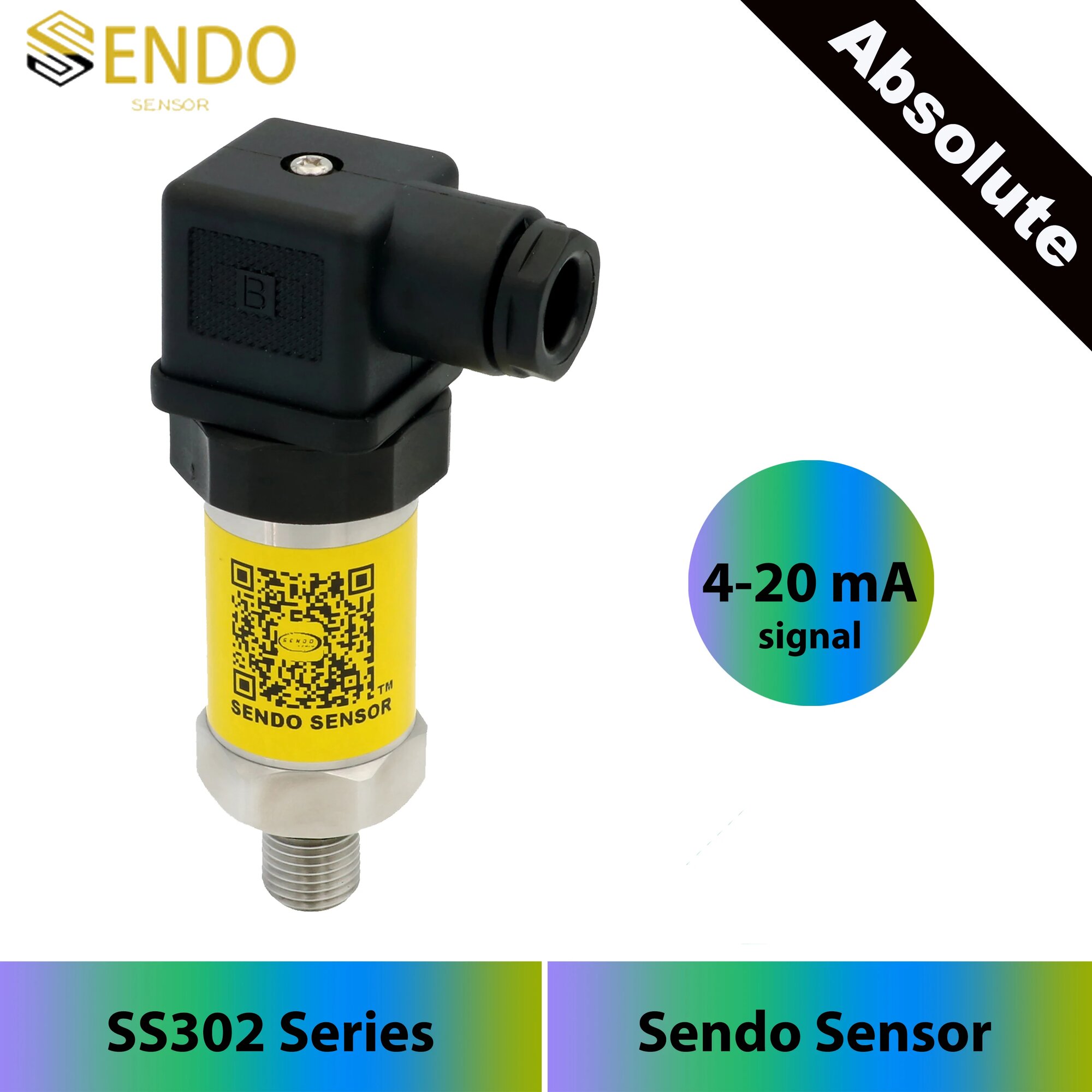 Датчик давления SENDO SS302, 4-20mA, 12g/4bar abs