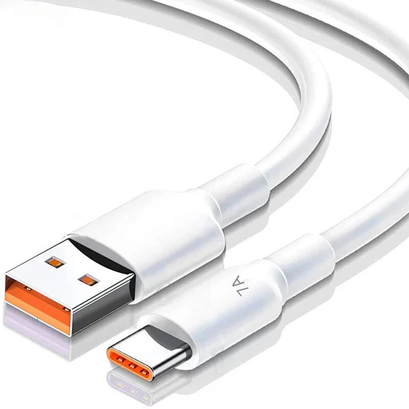 7A Type C USB-кабель сверхбыстрой зарядки USB-кабель для быстрой зарядки Кабель для передачи данных Проводная линия для Huawei Xiaomi Samsung S22