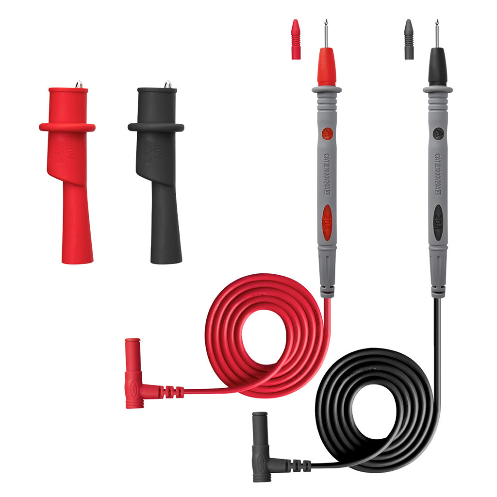 PT1034 1000V Тестовый Провод Зонд Силиконовый Провод Ручка Кабель с Зажимом в виде Крокодила Мультиметр Тестовая Ручка Аксессуары Для Замены