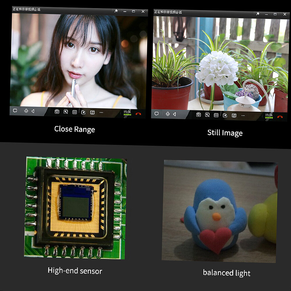 USB 2.0 0.3 Миллиона Пикселей Камера Веб-Камера с микрофоном Clip-on 360 Градусов для Настольного Компьютера Skype ПК Ноутбук Прозрачный