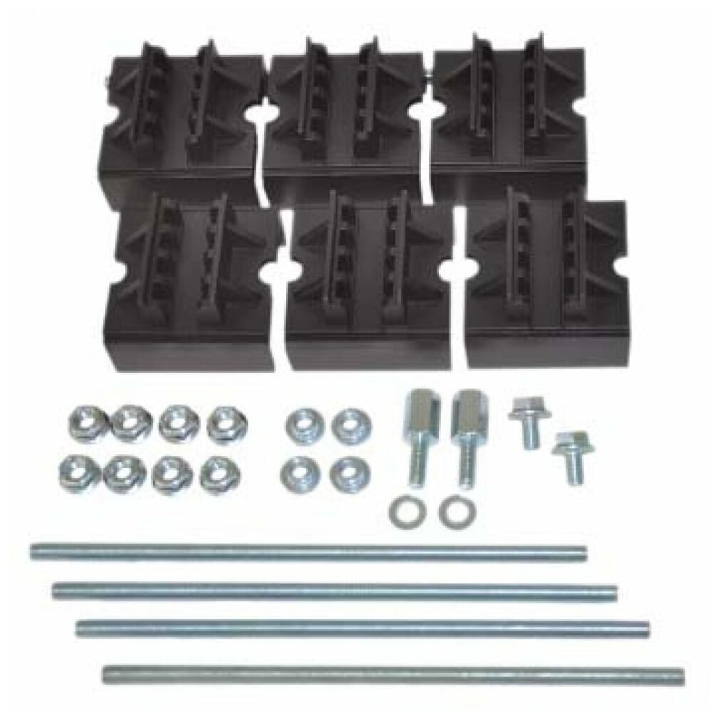 Комплект шинодержателей наб. 3х1 на ребро (шина 10х30-120) L-50мм ДКС R5BSEV1/10T