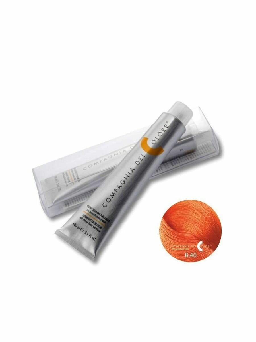 CDC 8/46 Светло-русый медный красный; Профессиональная краска для волос 100 мл