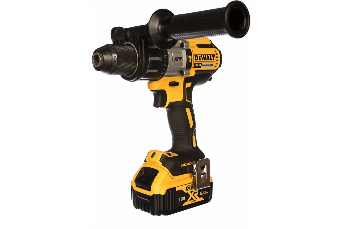 Дрель-шуруповёрт DeWALT DCD996P2, аккумуляторная, бесщеточная, ударная, 2 аккумулятора