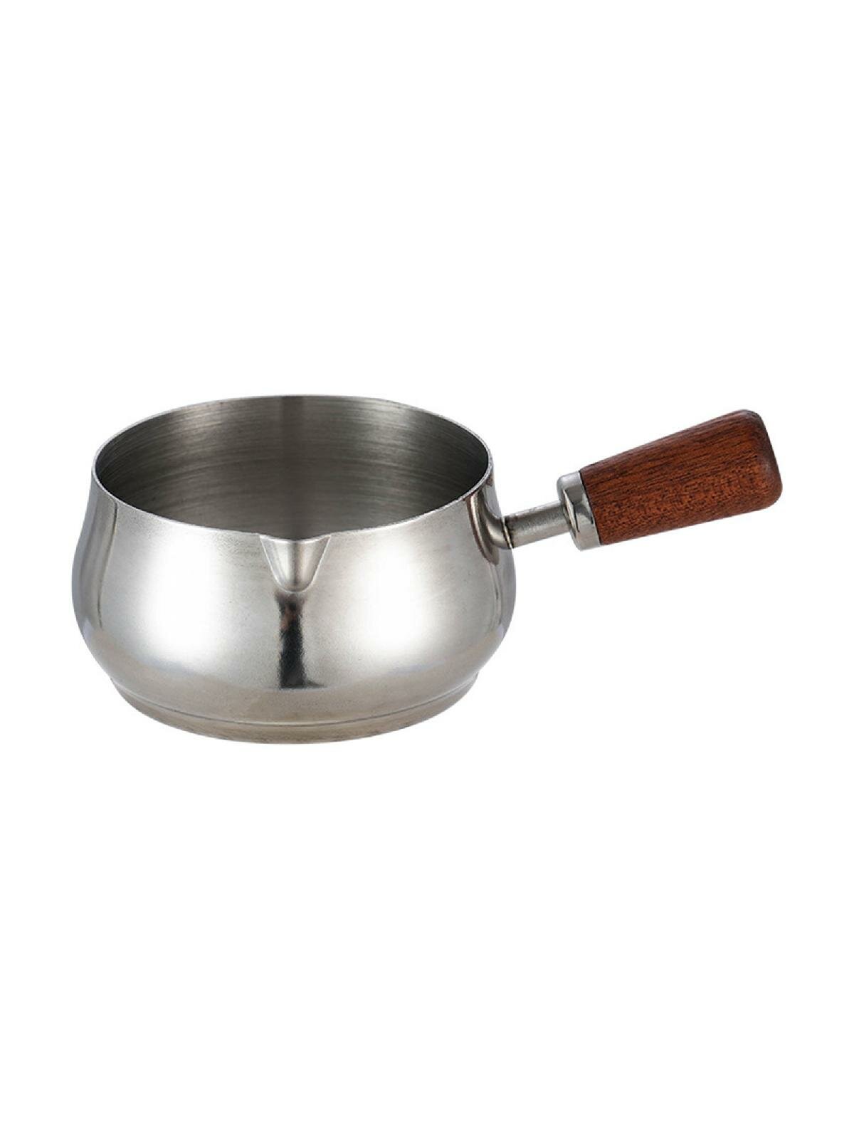 Стаканчики для эспрессо из нержавеющей стали с деревянной ручкой Для соусов и напитков