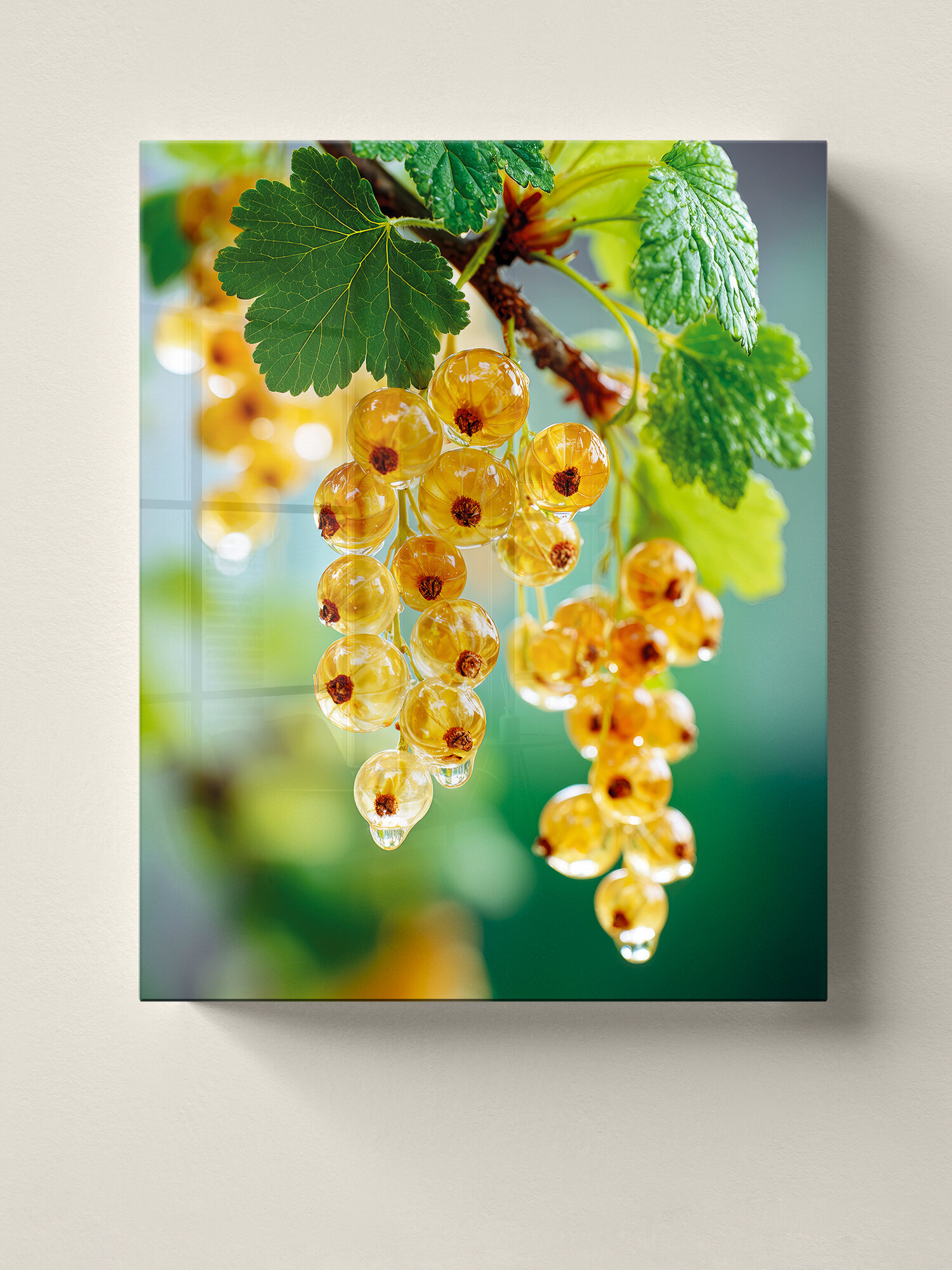 Картина Postermarket "Смородина" на стекле, цифровая печать, 40x50 см