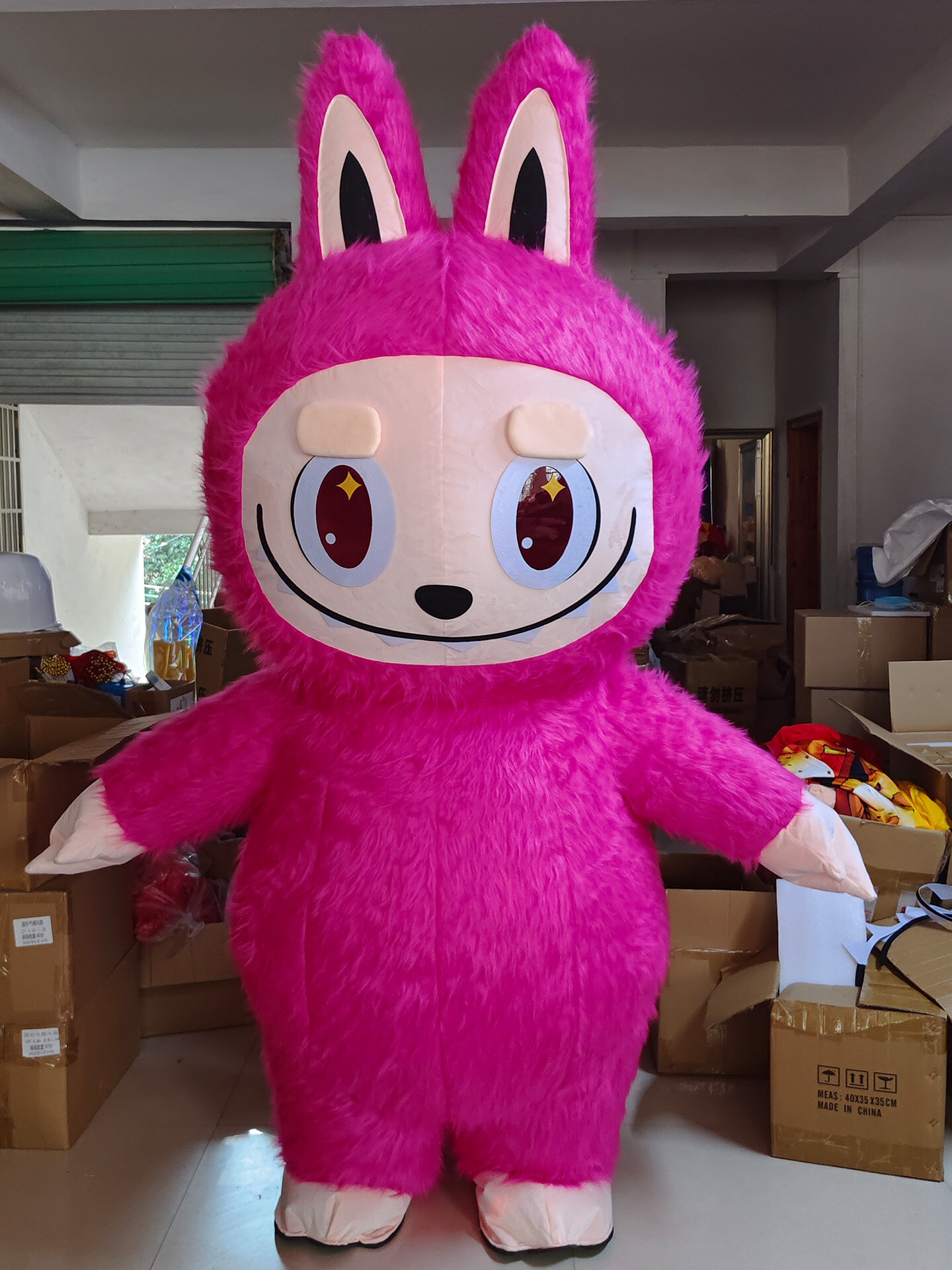 Карнавальный костюм, Ростовая кукла Чебурашка labubu, Одежда талисмана labubu