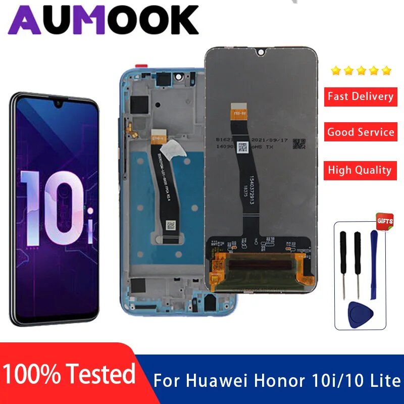 6,21 "для Huawei Honor 10i ЖК-экран с сенсорным дисплеем и дигитайзером, замена для Honor no frame