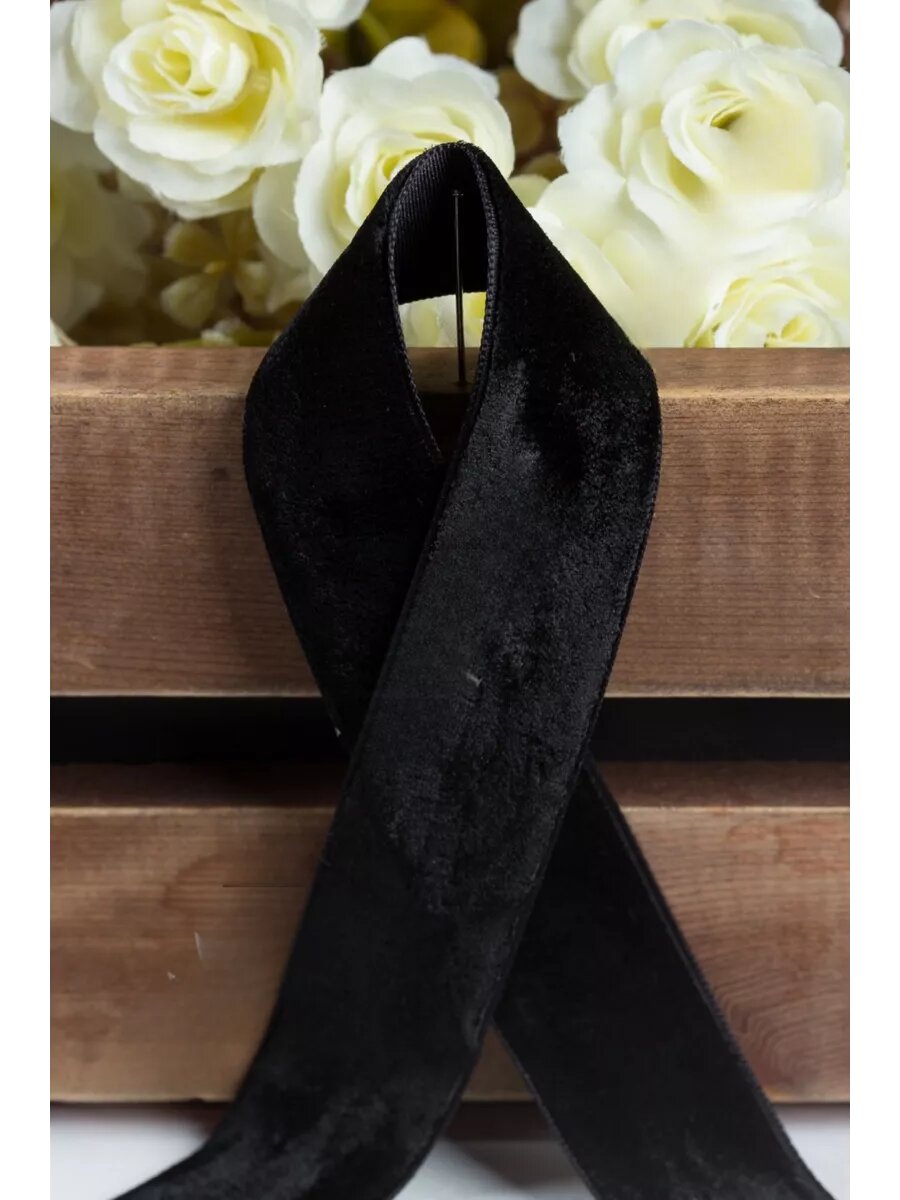 Бархатная лента Premium2,5см (4м)