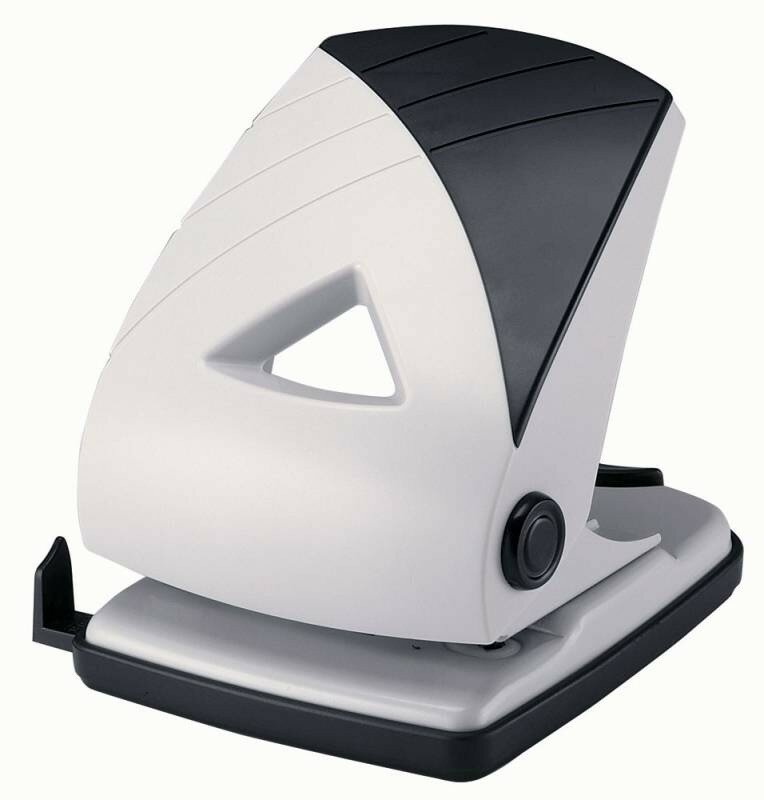 Дырокол Kw-Trio BIAS 097Q0 макс:40лист. металл/пластик черный/серый отв:2 с линейкой