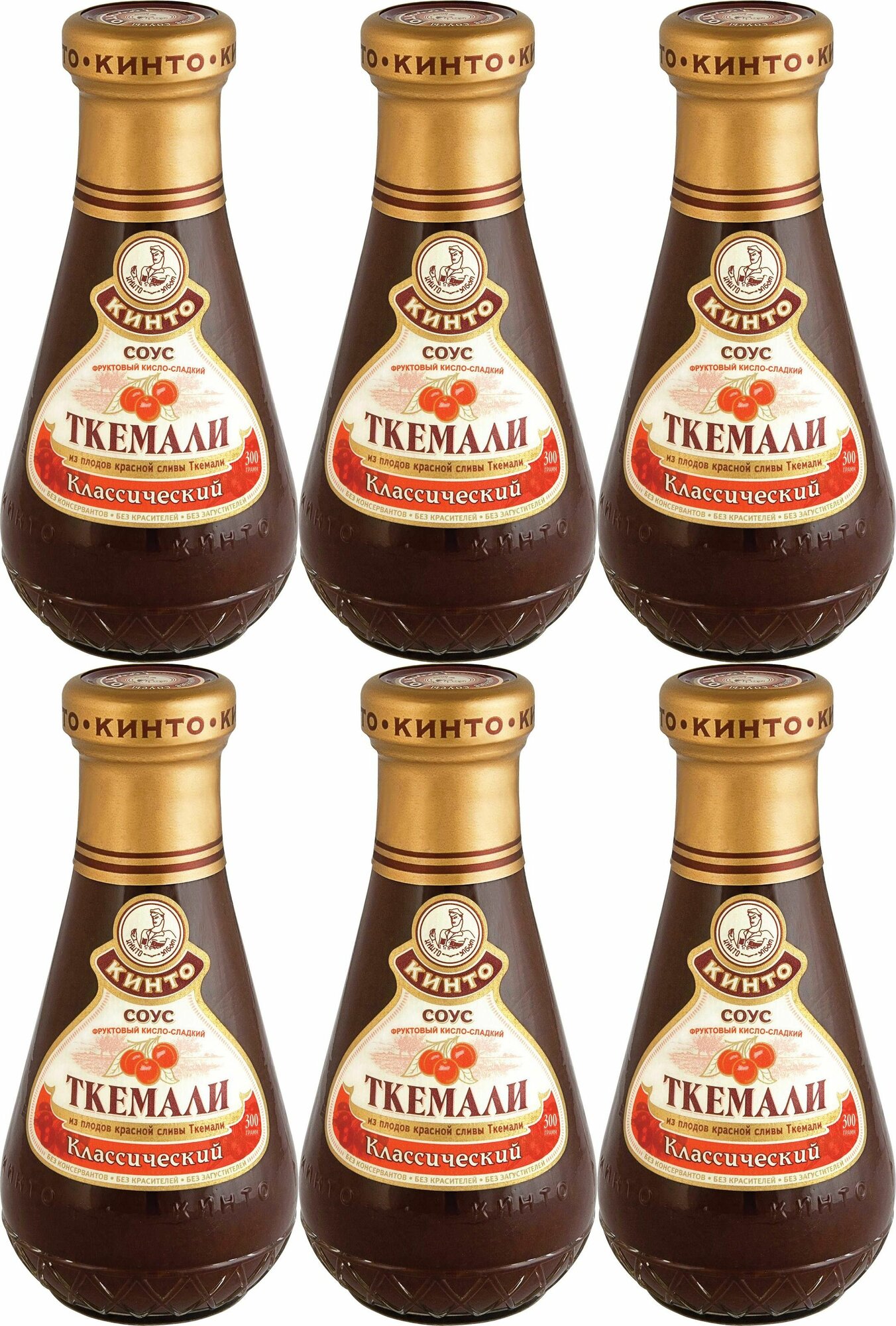 Кинто Соус Ткемали классический, 300 гр, 6 шт в коробке