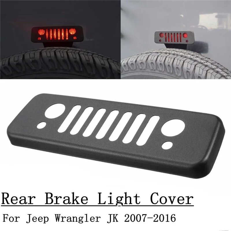 Auto Heck hinten Bremslicht Lampe Abdeckung Верхоleidung فا passend для Jeep Wrangler jk 2007 2008 2009 2010 2011 2012 2013 2