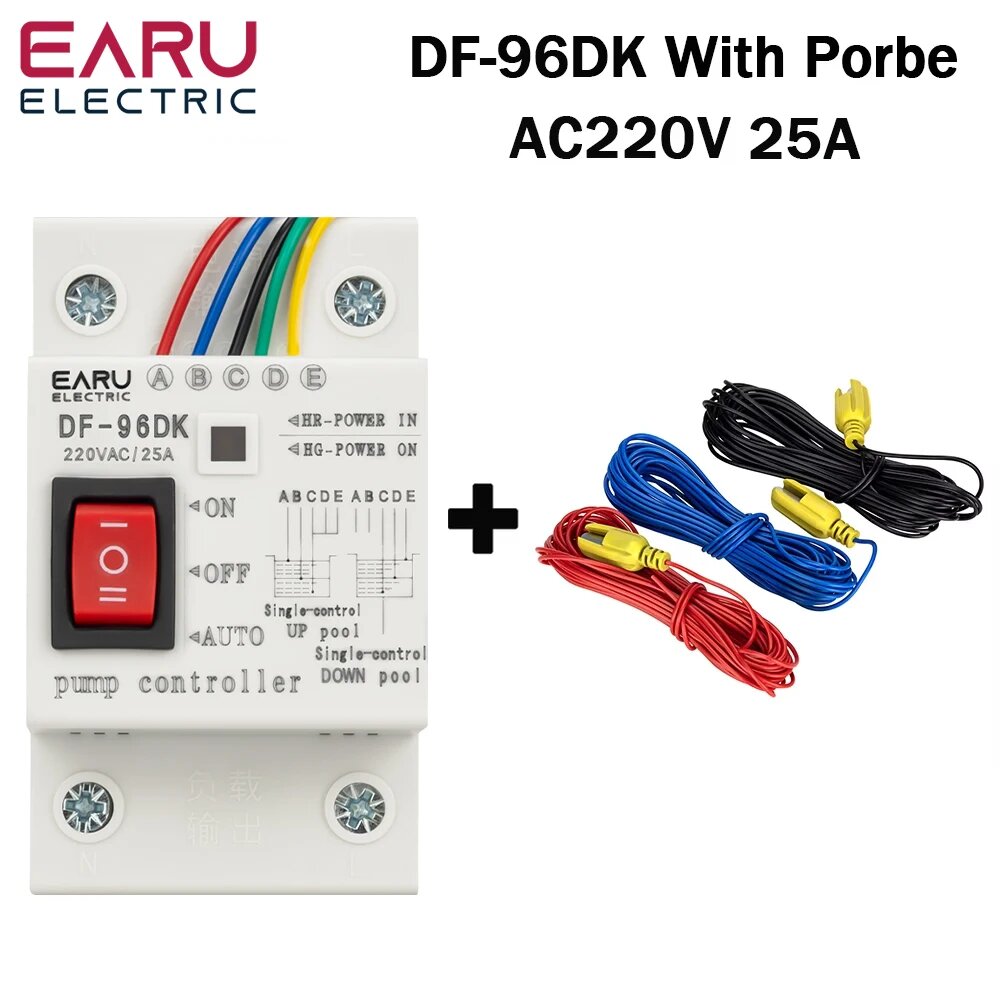 Контроллер уровня воды EARU DF-96DK 25A 220V