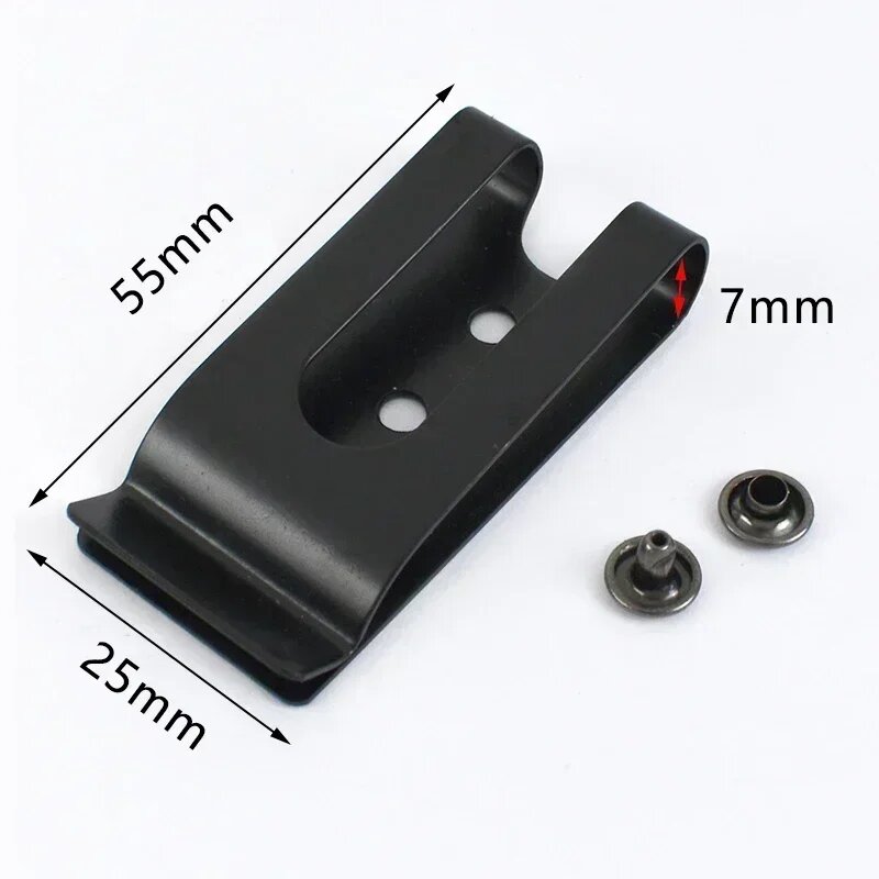 Металлические зажимы Meetee для ремней и сумок (4-20 шт.) 10Pcs, Black-A