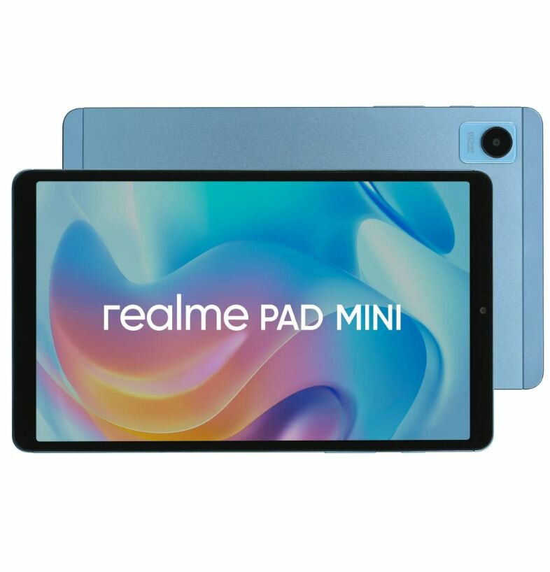 8,7" Планшет realme Pad mini LTE (6650460) 64 ГБ синий - 1340x800, IPS, 8x2 ГГц, 4 ГБ, 6400 мА*ч, Android 11. x