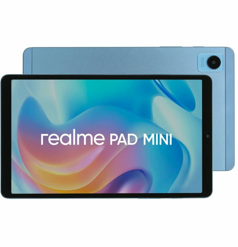 8,7" Планшет realme Pad mini LTE (6650460) 32 ГБ синий - 1340x800, IPS, 8x2 ГГц, 3 ГБ, 6400 мА*ч, Android 11. x