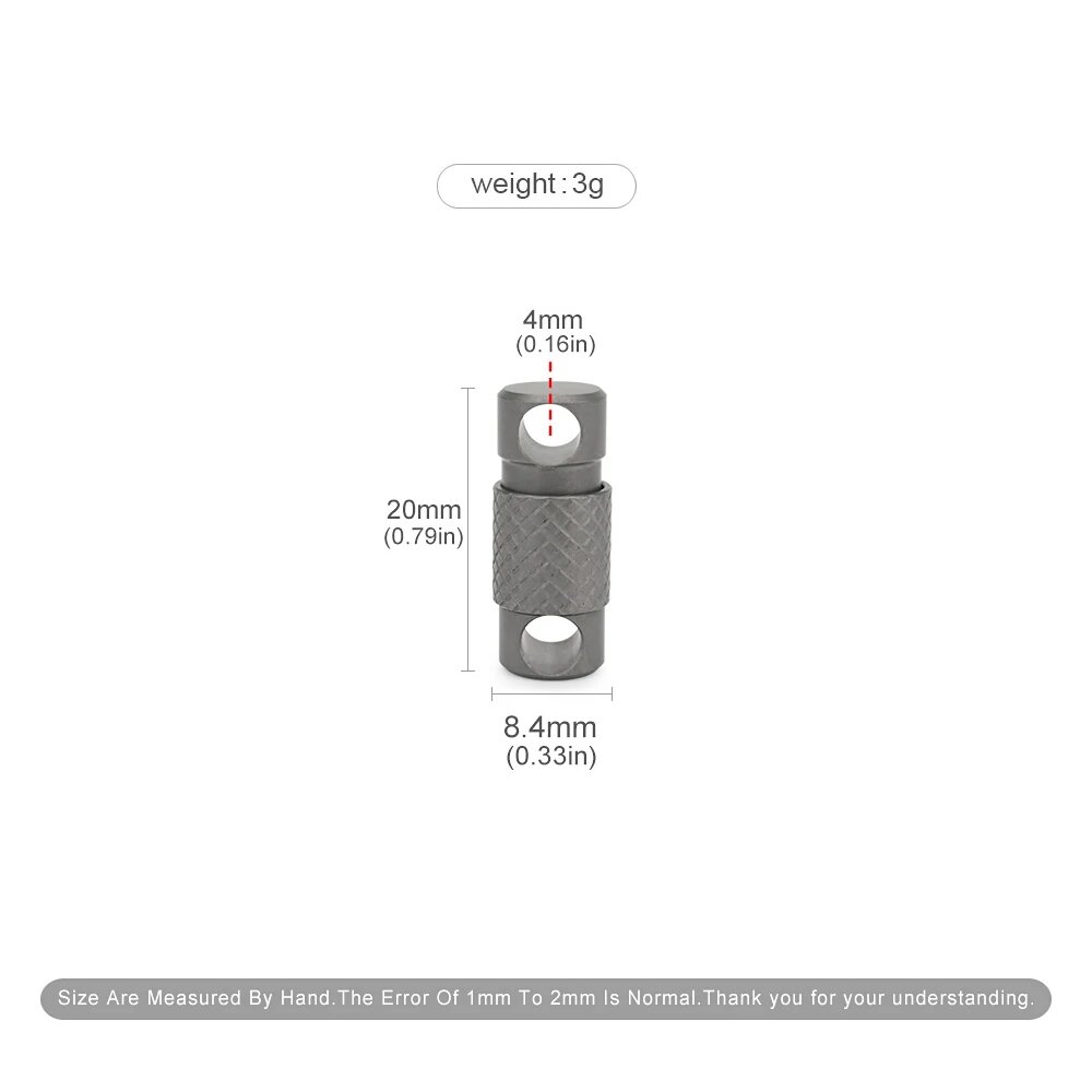 Universal Rotating Keychain Titanium Alloy Buckle Portable Pocket Tool Accessories Outdoor EDC