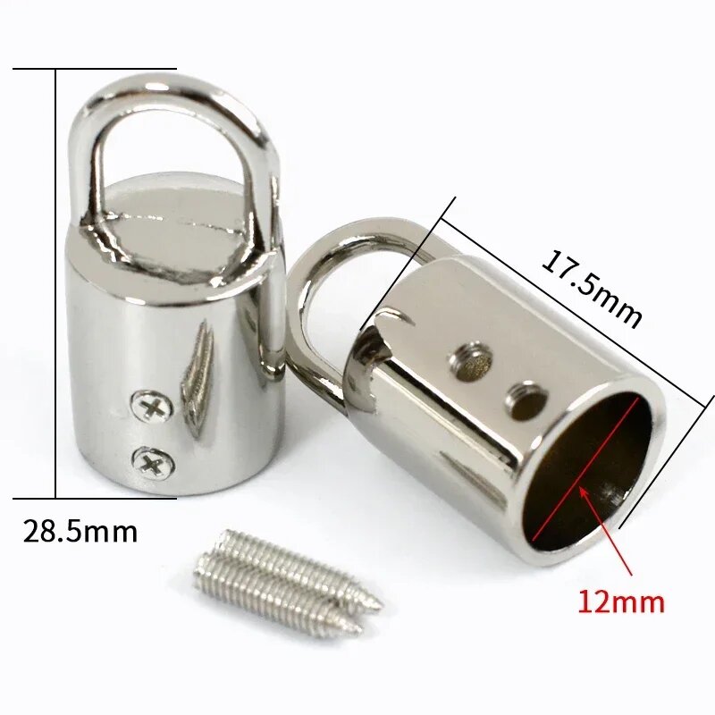 Металлические застежки Silver 11mm, 10шт