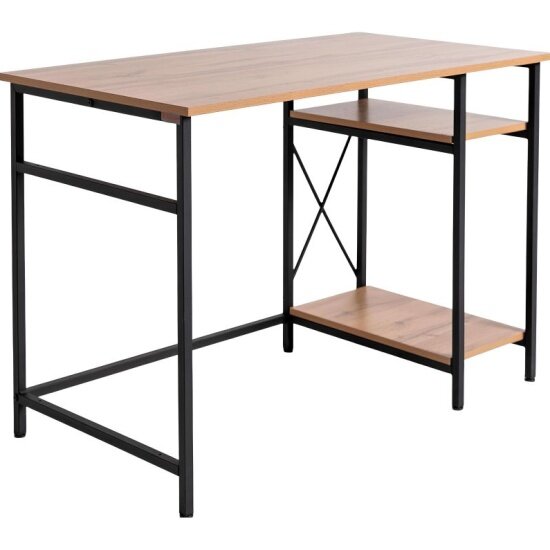 Стол компьютерный TI_ Комус Онега 5/600Х1100 чер/ЛДСП дуб вотан