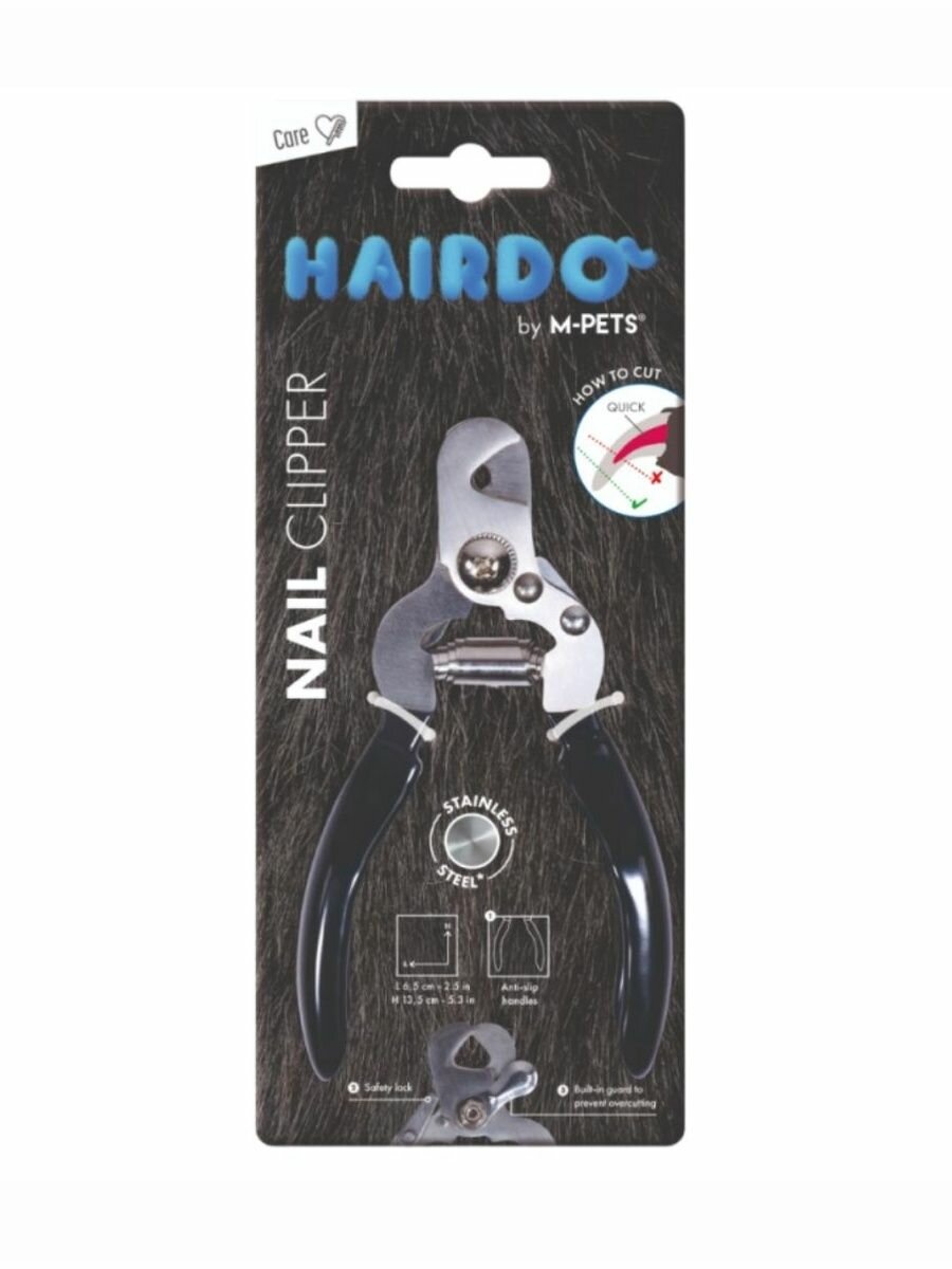 M-PETS Когтерез / ножницы / секатор для когтей кошек и собак, 6,5 x 13,5 см