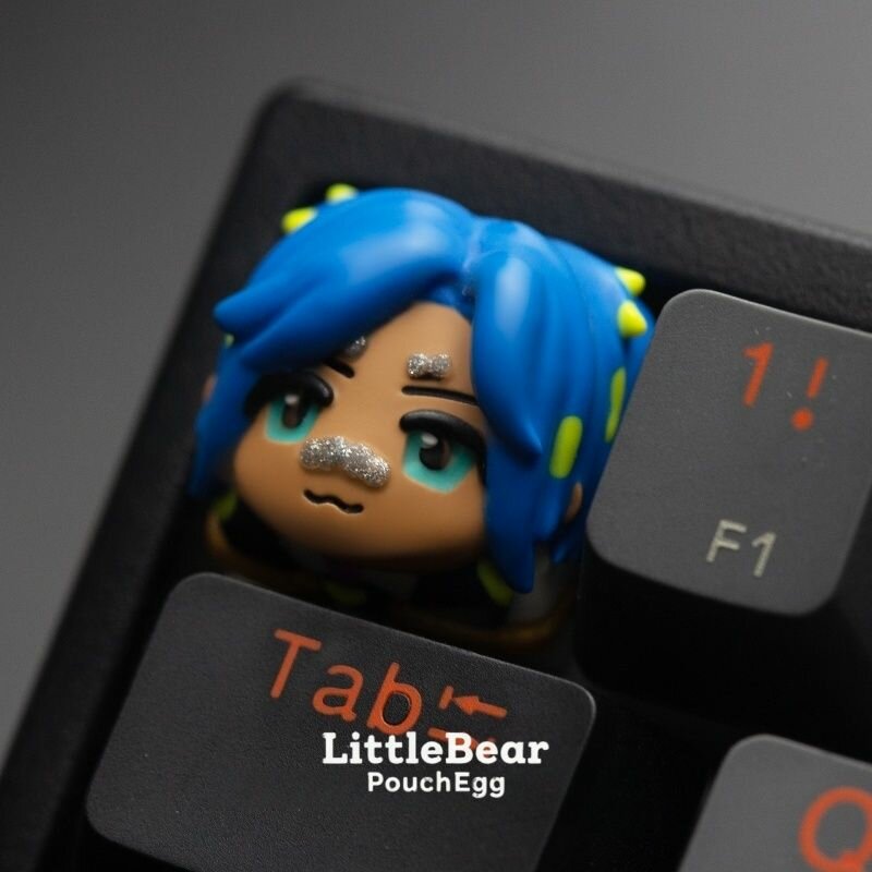 Кейкапы для клавиатуры валорант: Неон 1 шт, VALORANT