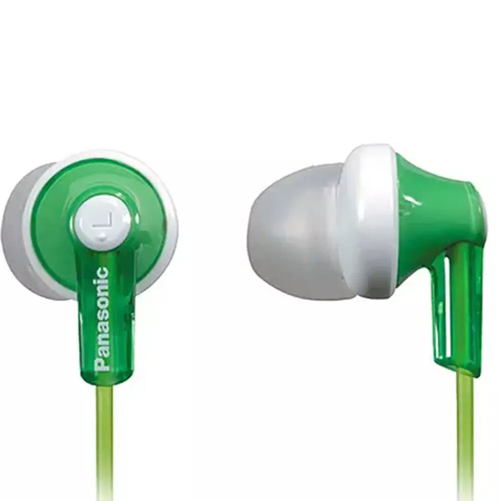 Проводные наушники Panasonic HJE118, микрофон, сменные амбушюры, L-образный штекер