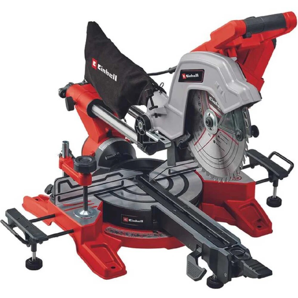 Пила торцовочная Einhell TE-SM 10 L Dual 2100Вт, 254x30мм, пропил 305x85мм, лазер 4300877