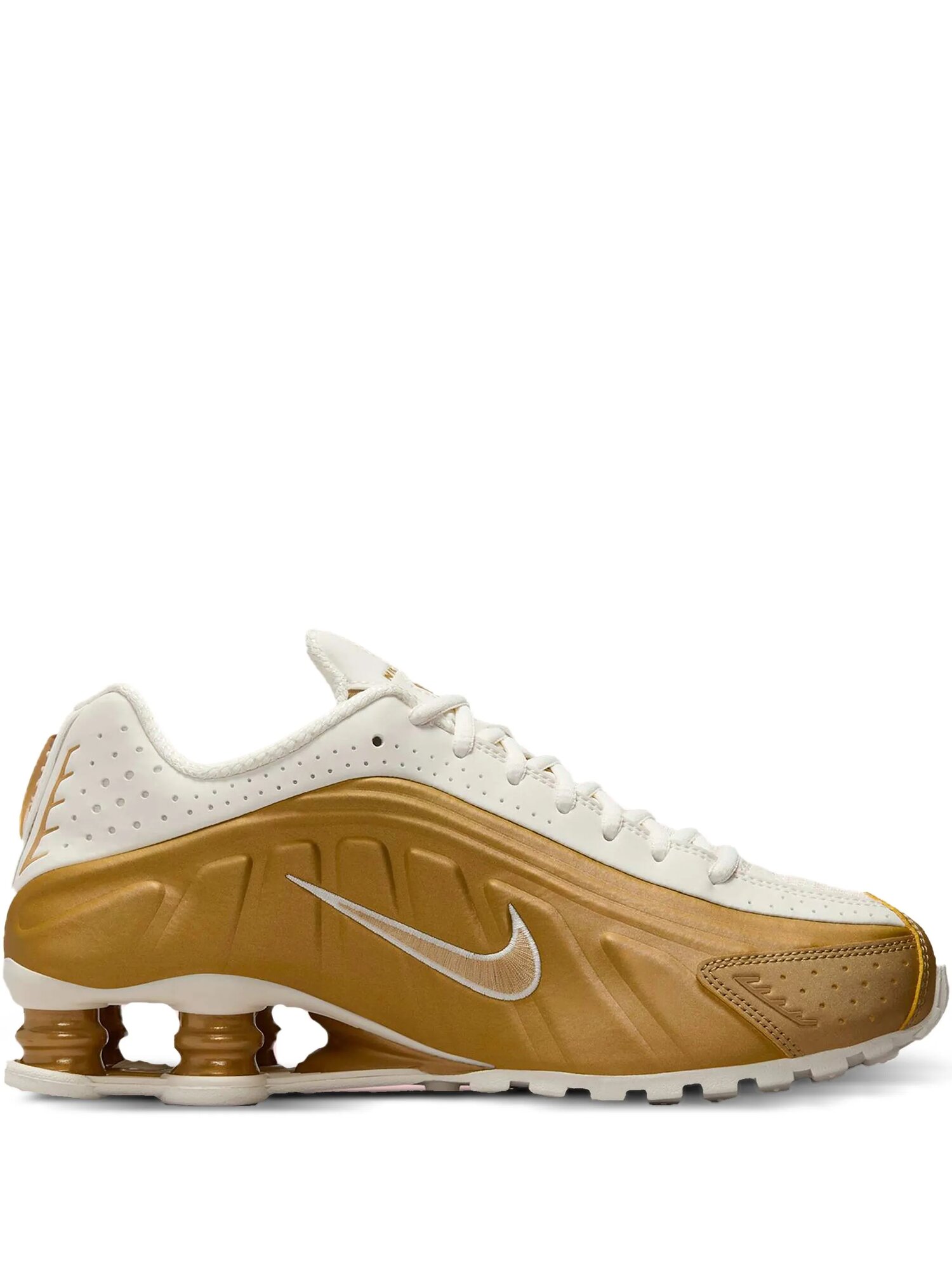 Кроссовки Shox R4 Metallic Gold