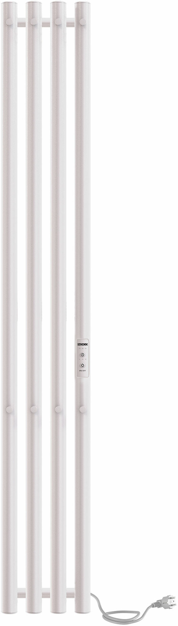 Электрический полотенцесушитель Indigo Style 4 без полки белый матовый (LSE120-18WMRt)