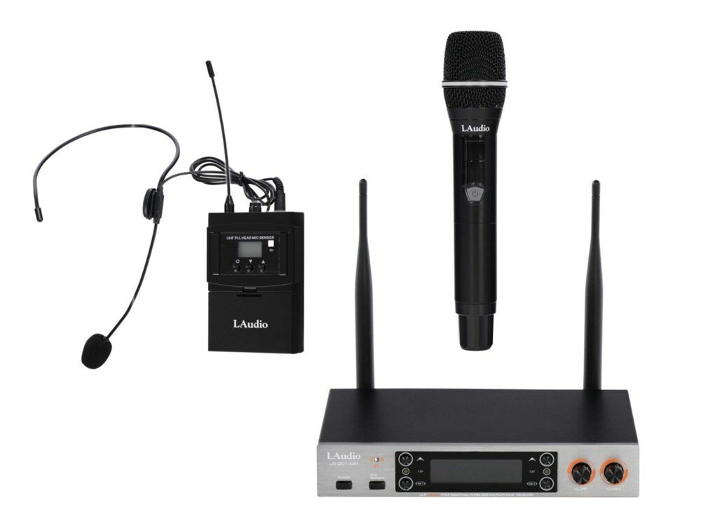 Laudio LS-201-MH Беспроводная микрофонная система, ручной и головной микрофон