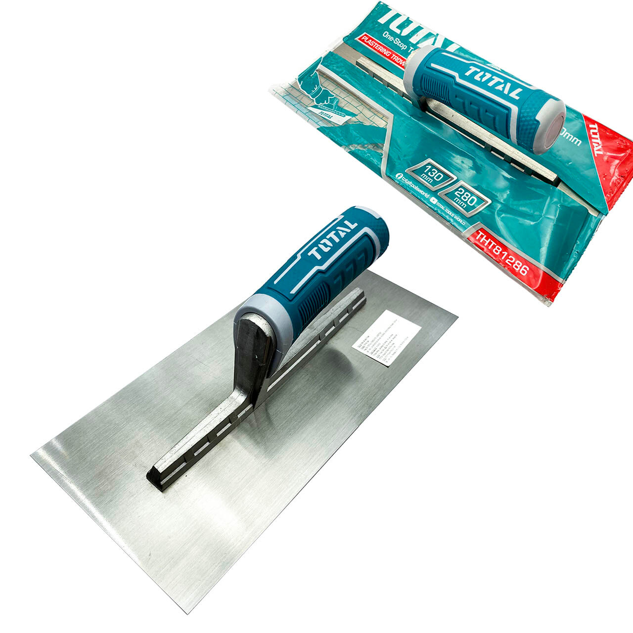 Гладилка для штукатурки прямоугольная 280x130мм TOTAL THT81286