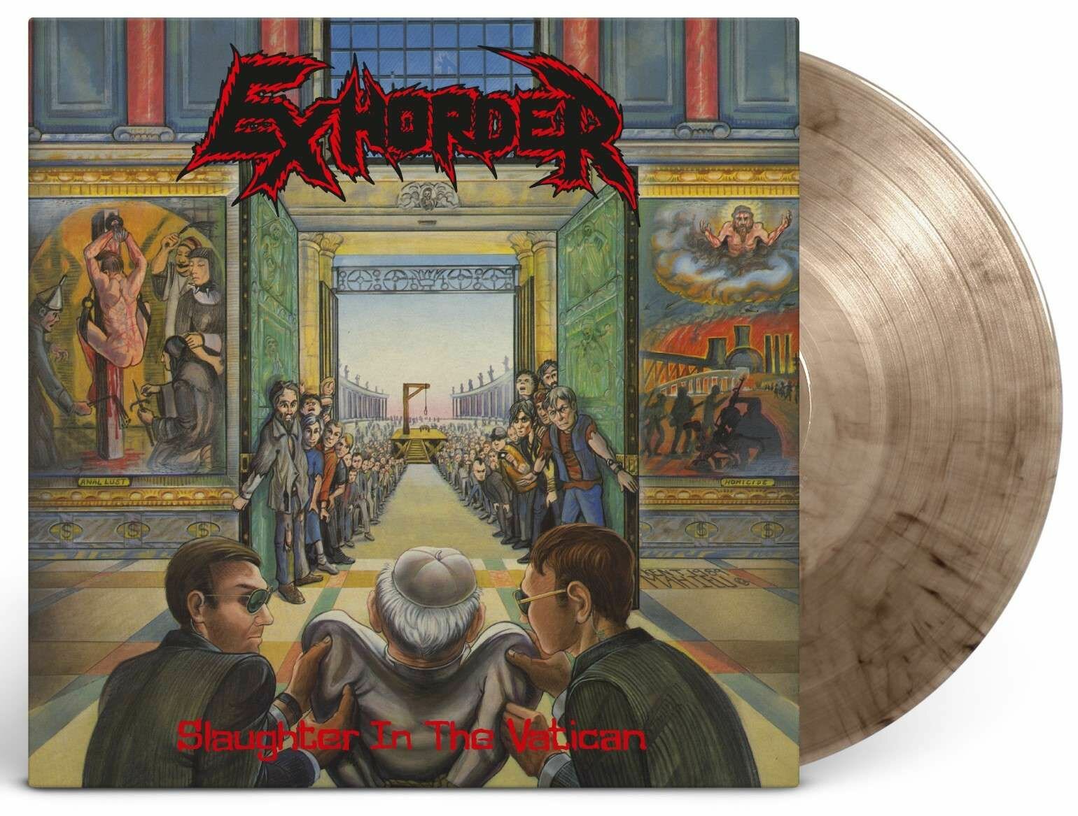 Виниловая пластинка Exhorder - Slaughter In The Vatican (180g) (Limited Numbered Edition) (Crystal Clear & Black Marbled Vinyl) (1 LP)
