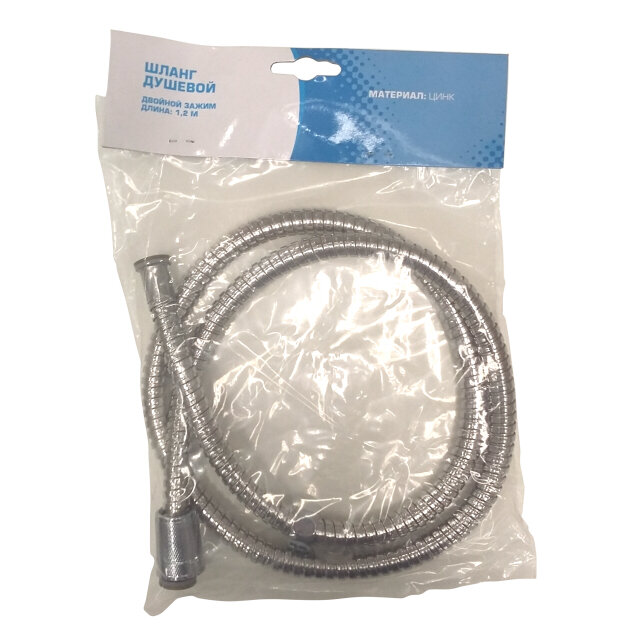 Шланг душевой VITARTA размер: 120см, материал: цинк, цвет: хром