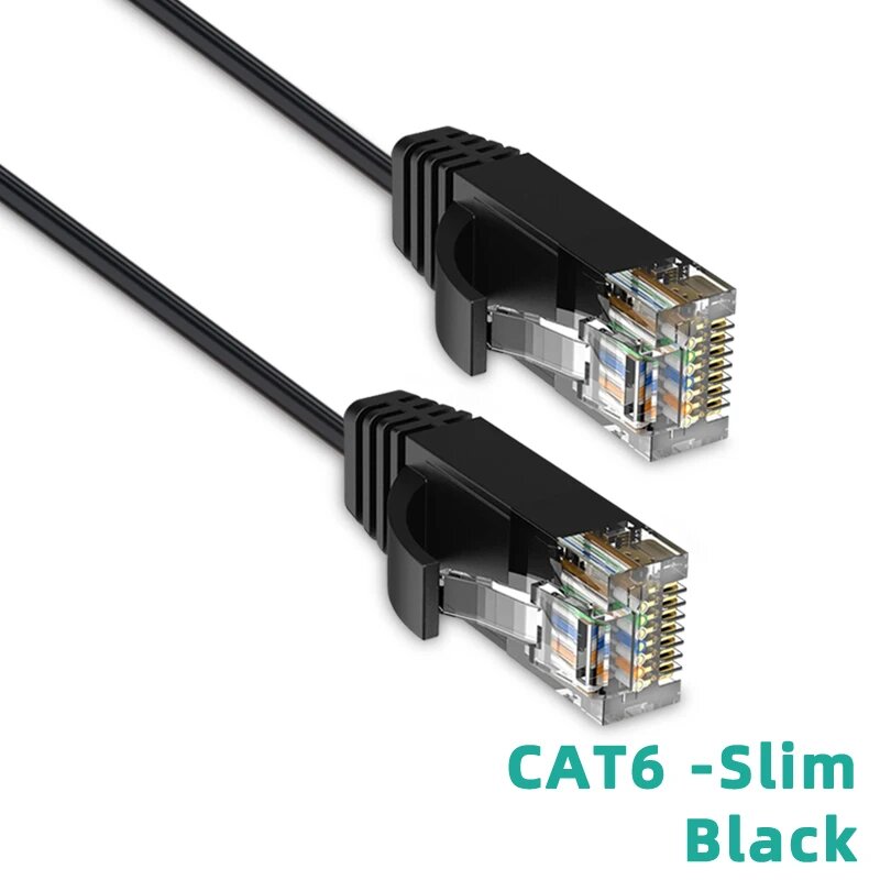 Кабель Ethernet CAT6 Slim Black 3M