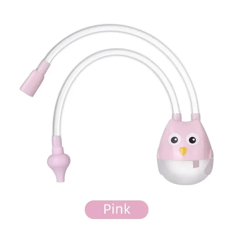 Розовый силиконовый назальный аспиратор для младенцев Pink