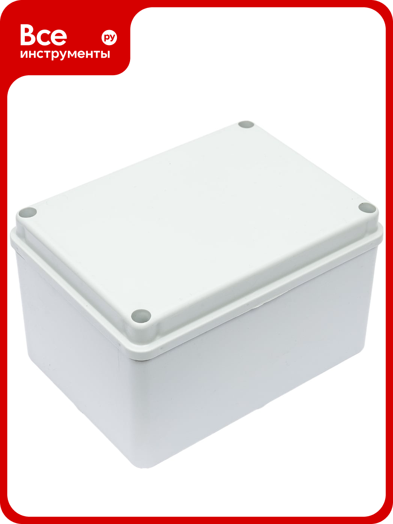 Распаячная коробка ЭРА KORvp приборная подъездная открытой установки 150x110x85 мм на винтах Б0058943, белый, 150×110×85