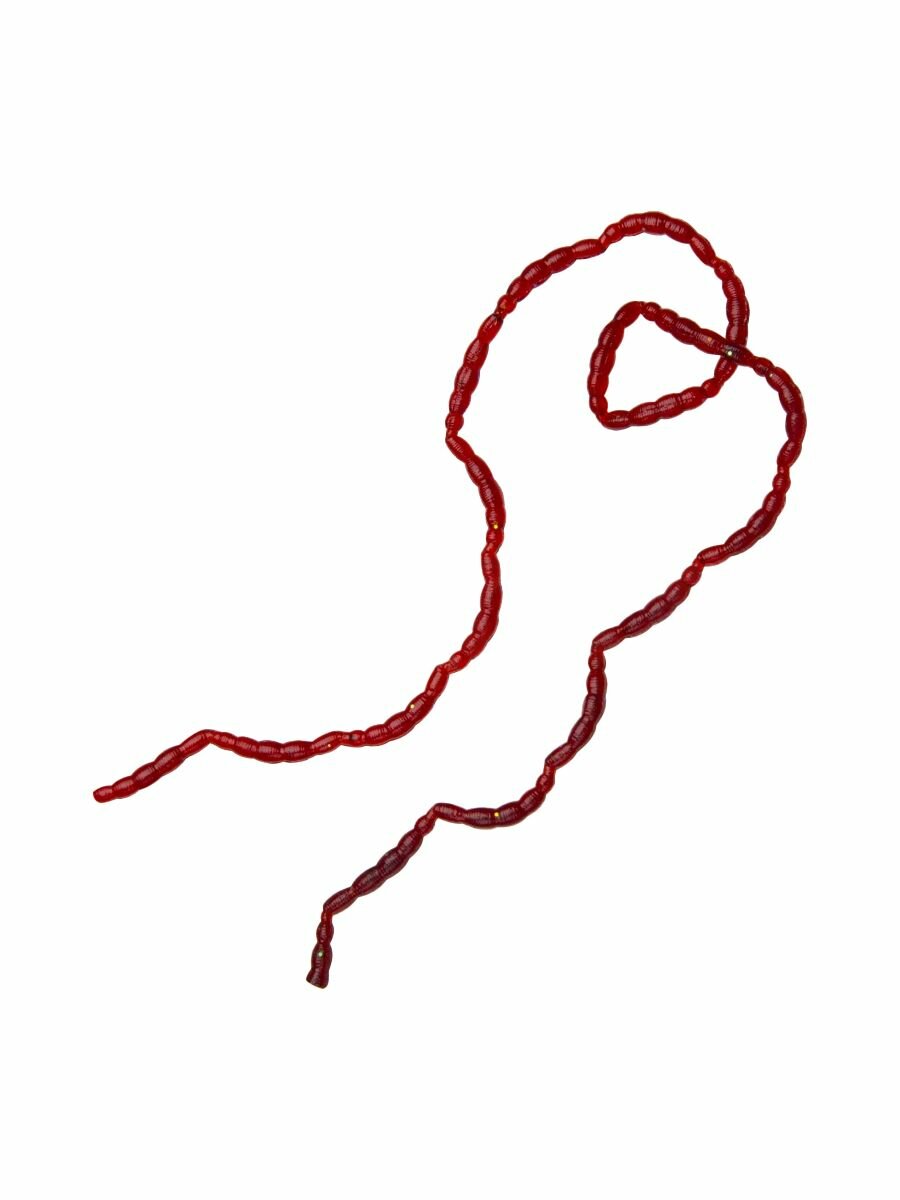 Приманка мягкая мотыль Berkley Powerbait Blood Worm Micro Blood Red, 150 шт