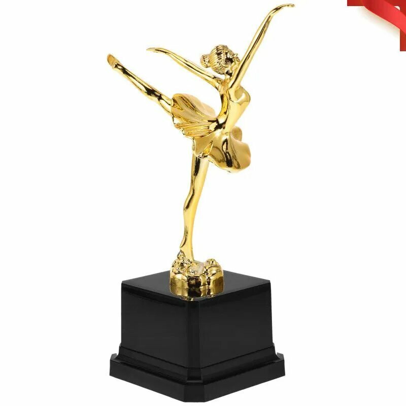 Награда за конкурс танцев Trophy Cup, призовые кубки, награда за балетный конкурс, свадебный праздник, девочка