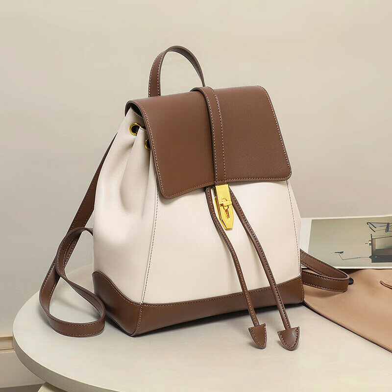 Рюкзак viney, Leather Backpack for Women Large Capacity Lightweight for Tr, большая вместимость, для путешествий, городской, школьный, лёгкий, кожаный, для женщин