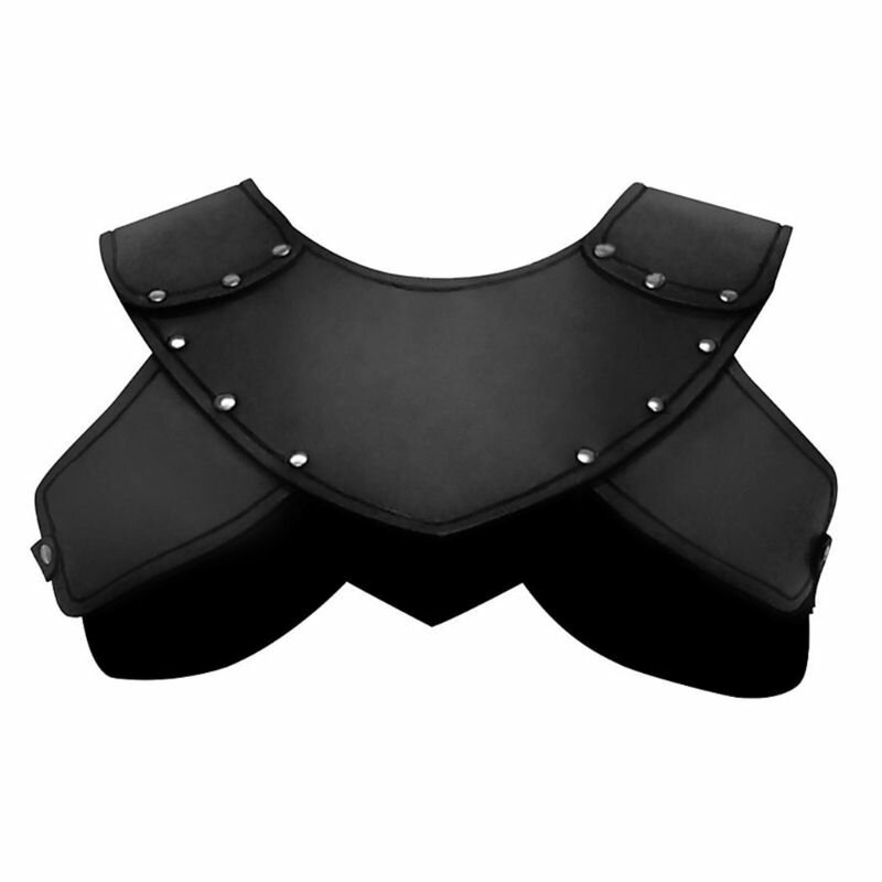 Средневековый нагрудный кожаный доспех-Черный