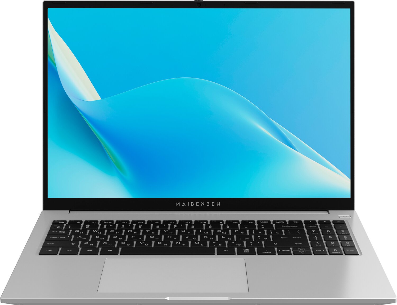 Ноутбук Maibenben Medio M16B-R343UM 16 FHD IPS (M16B-R343UMA1SLSRE0), серебристый