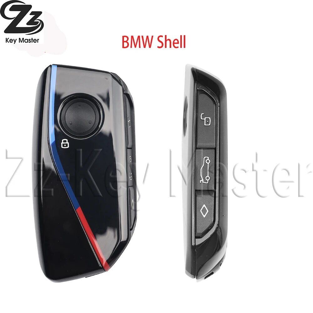 Чехол Zz с дистанционным управлением для BMW Lci 320i F20 U06 M3 Gtr X3 X5 X7 F48 i7 X7 G07 LCI iX I20 X1 U11 7 Series UChassis автомобильный ключ Black
